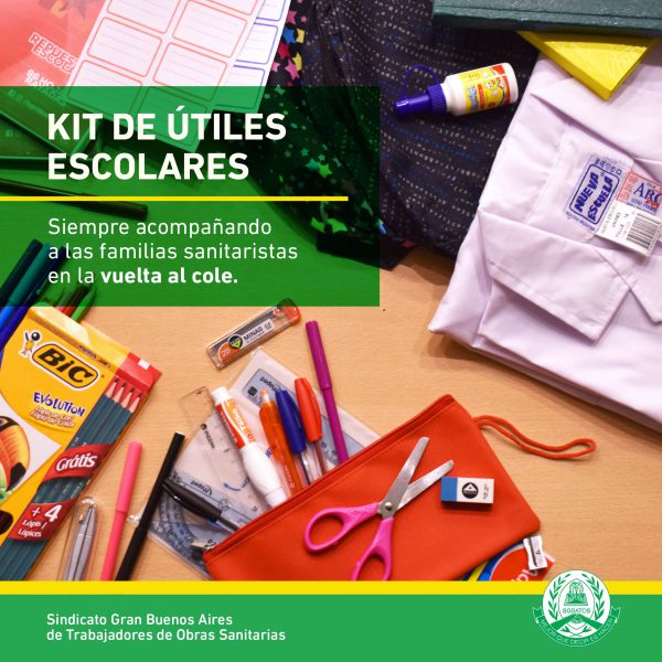 Entrega de kit de útiles escolares – SGBATOS